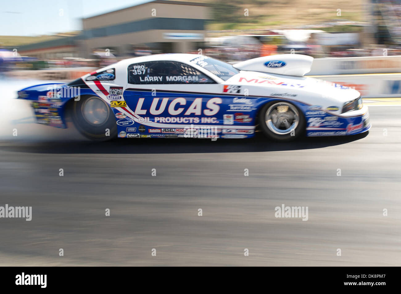 July 29, 2011 - Sonoma, California, U.S - Pro Stock driver Larry Morgan ...