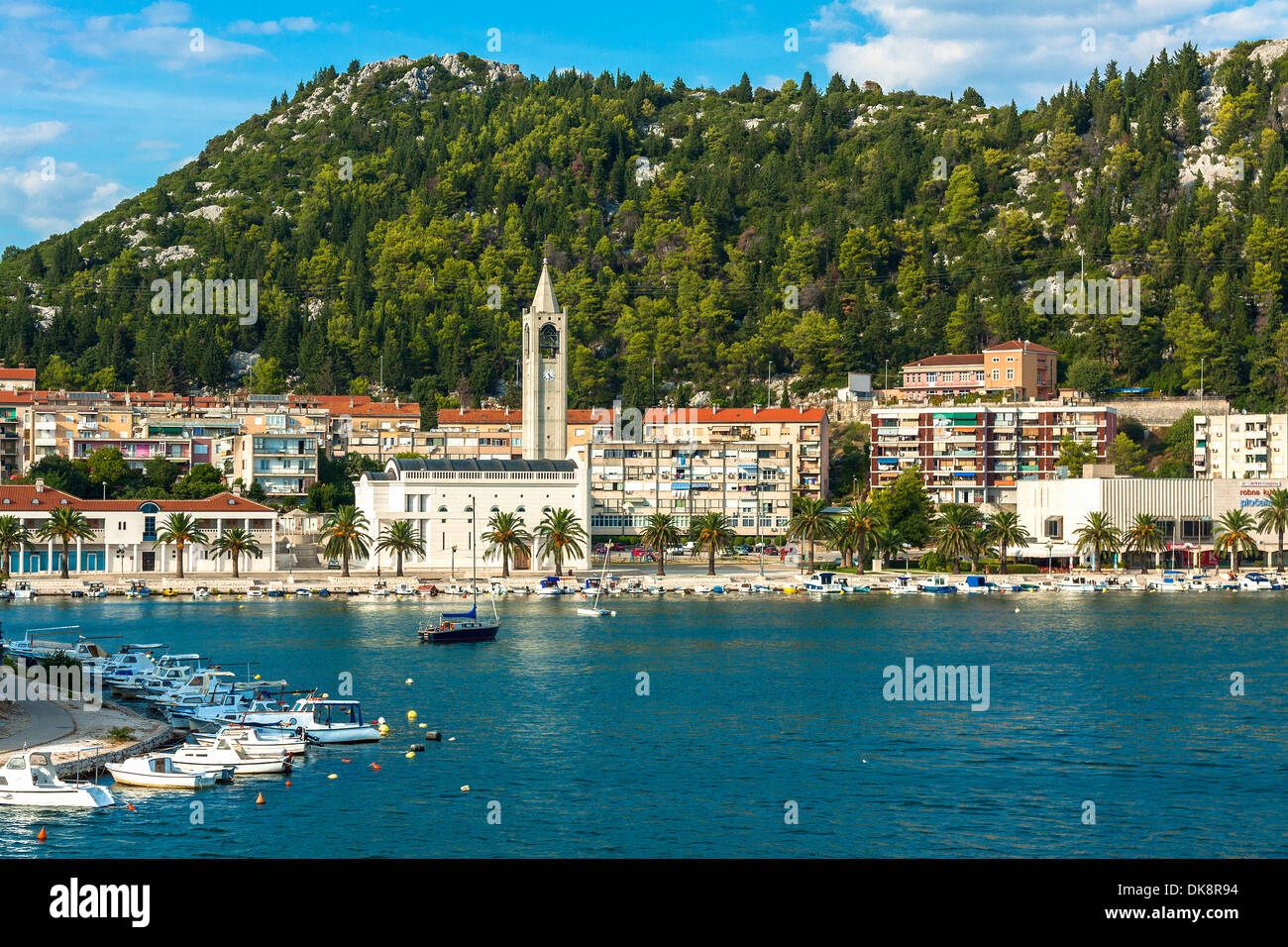 Port in Ploce, Croatia Stock Photo - Alamy