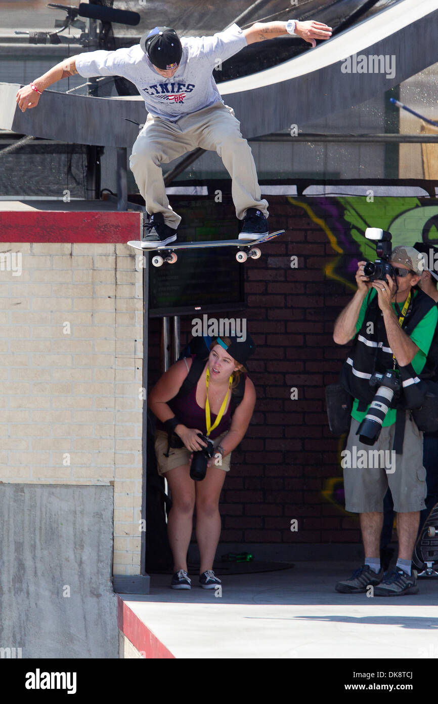 July 30, 2011 - Los Angeles, California, U.S - Ryan Sheckler competes ...