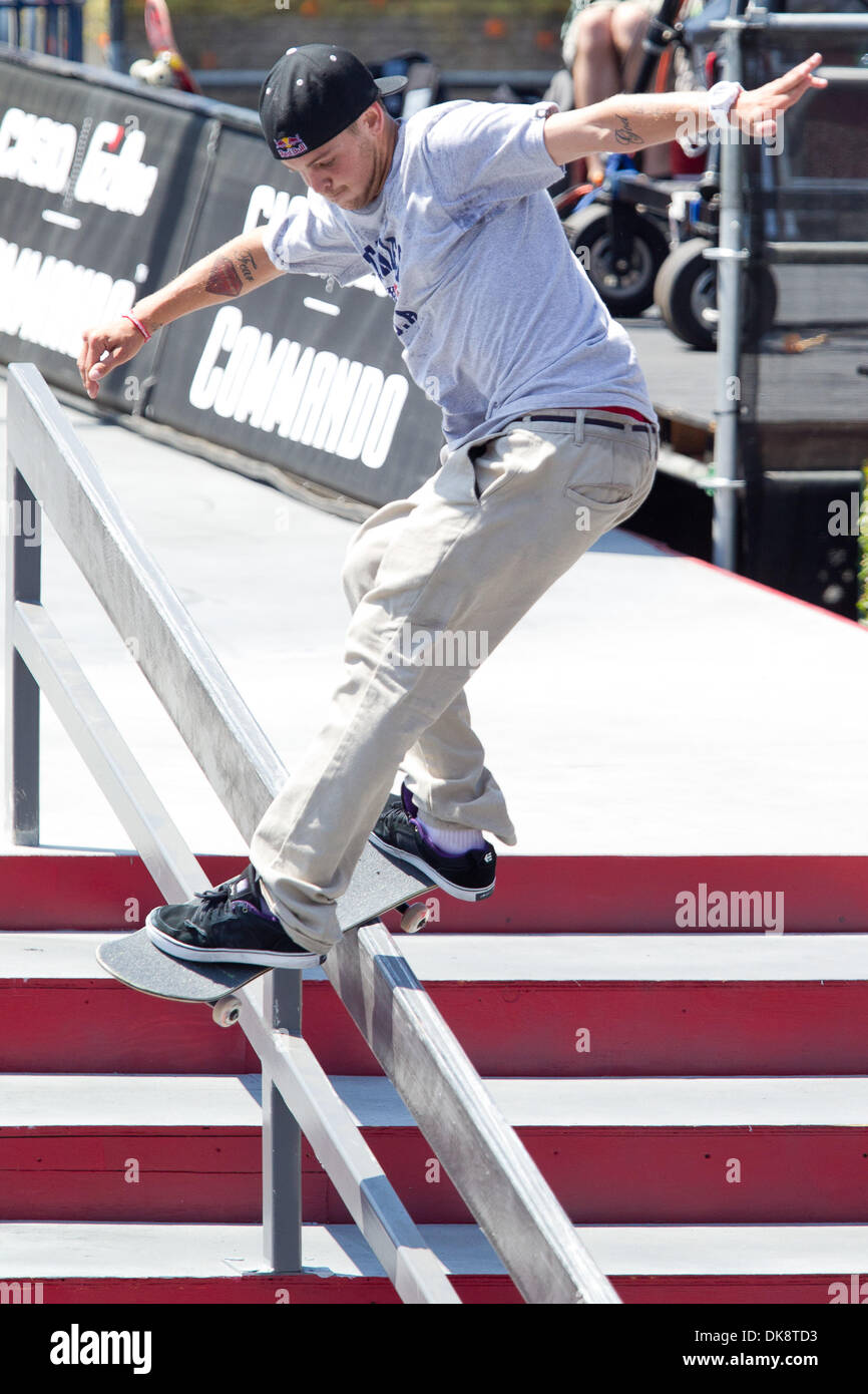 July 30, 2011 - Los Angeles, California, U.S - Ryan Sheckler competes ...