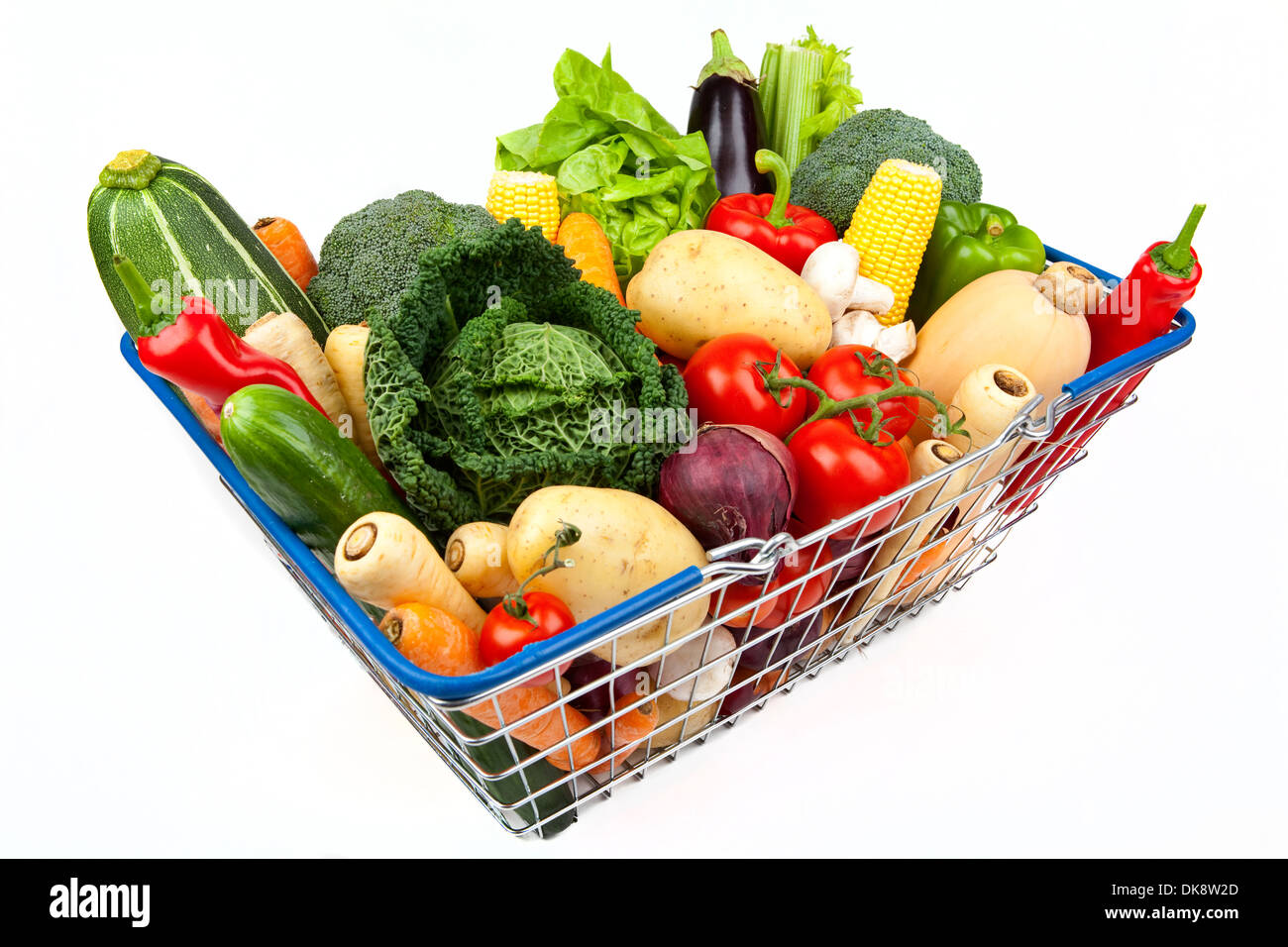 Shopping basket food hi-res stock photography and images - Alamy