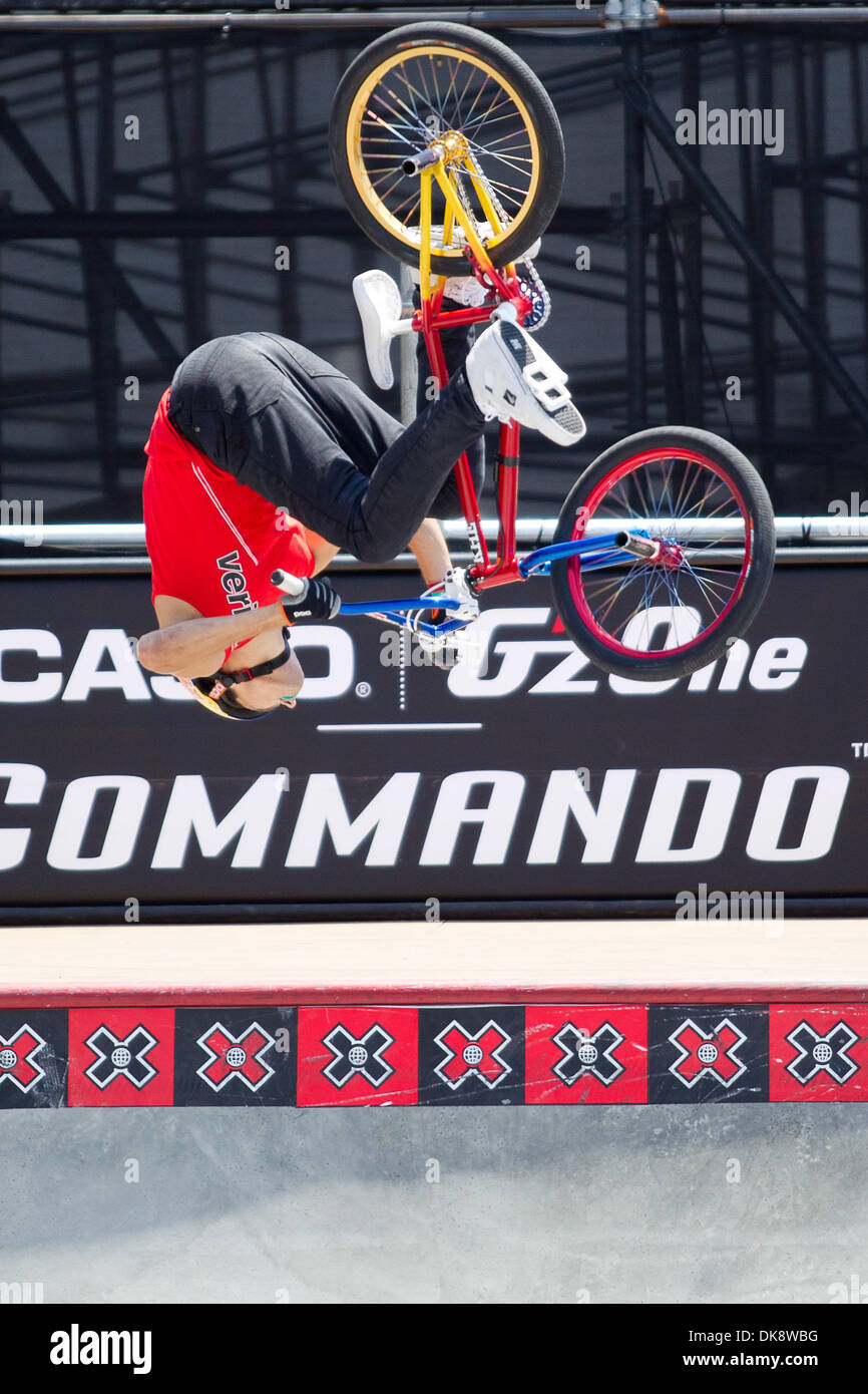 July 30, 2011 - Los Angeles, California, U.S - Daniel Dhers competes in ...