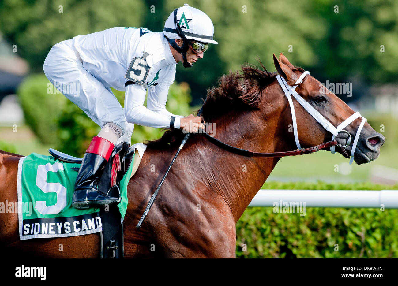 July 31, 2011 - Saratoga Springs, New York, U.S. - Sidney's Candy, John ...