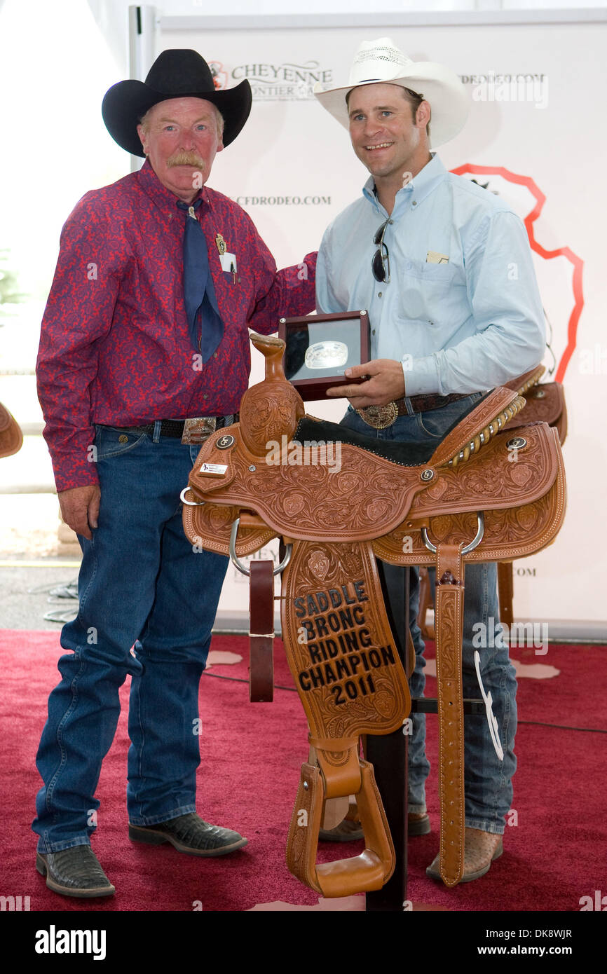July 31, 2011 - Cheyenne, Wyoming, U.S. - Rodeo - DOUG ELGIN, Security ...