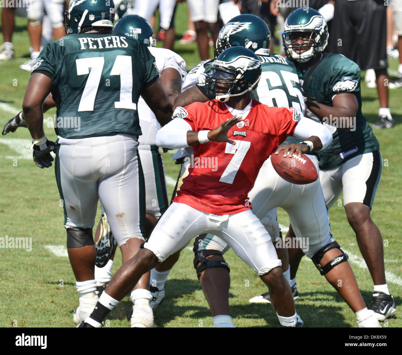 July 31, 2011 - Bethlehem, PA, USA - Eagles quarterback, MICHAEL VICK ...