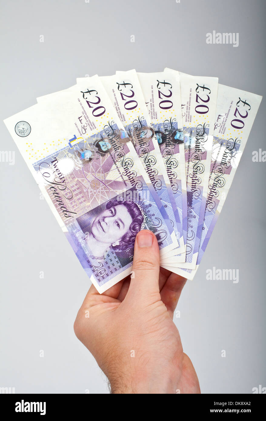 100 pound note hi-res stock photography and images - Alamy