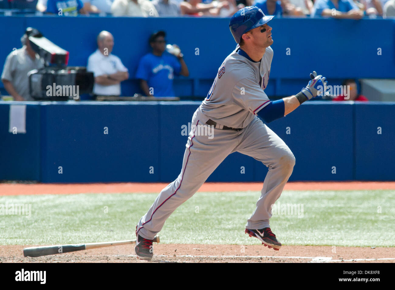 July 31, 2011 - Toronto, Ontario, Canada - Texas Rangers Third baseman ...