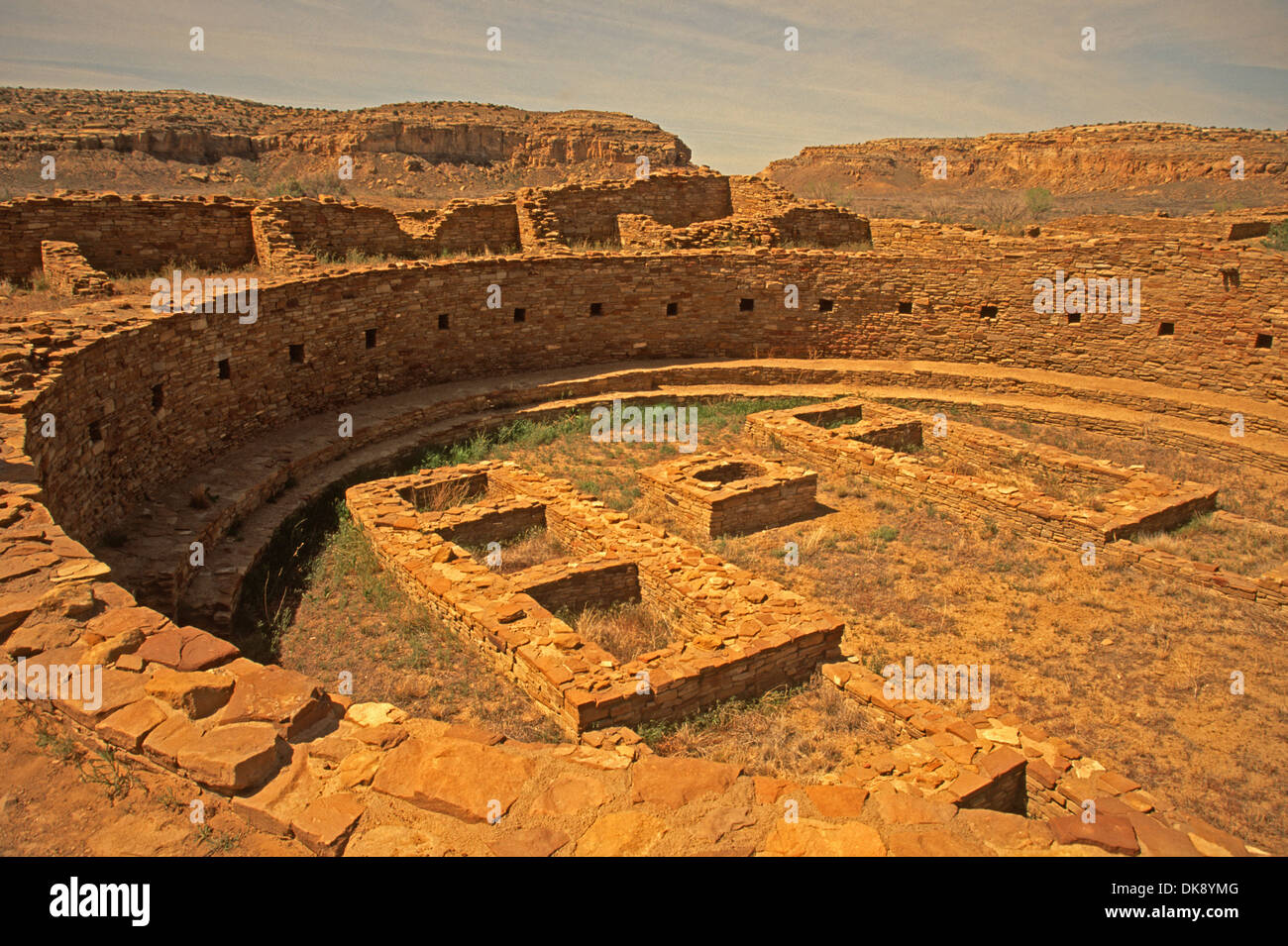 Chaco Culture National Historical Park, buildings of ancestral Pueblo ...