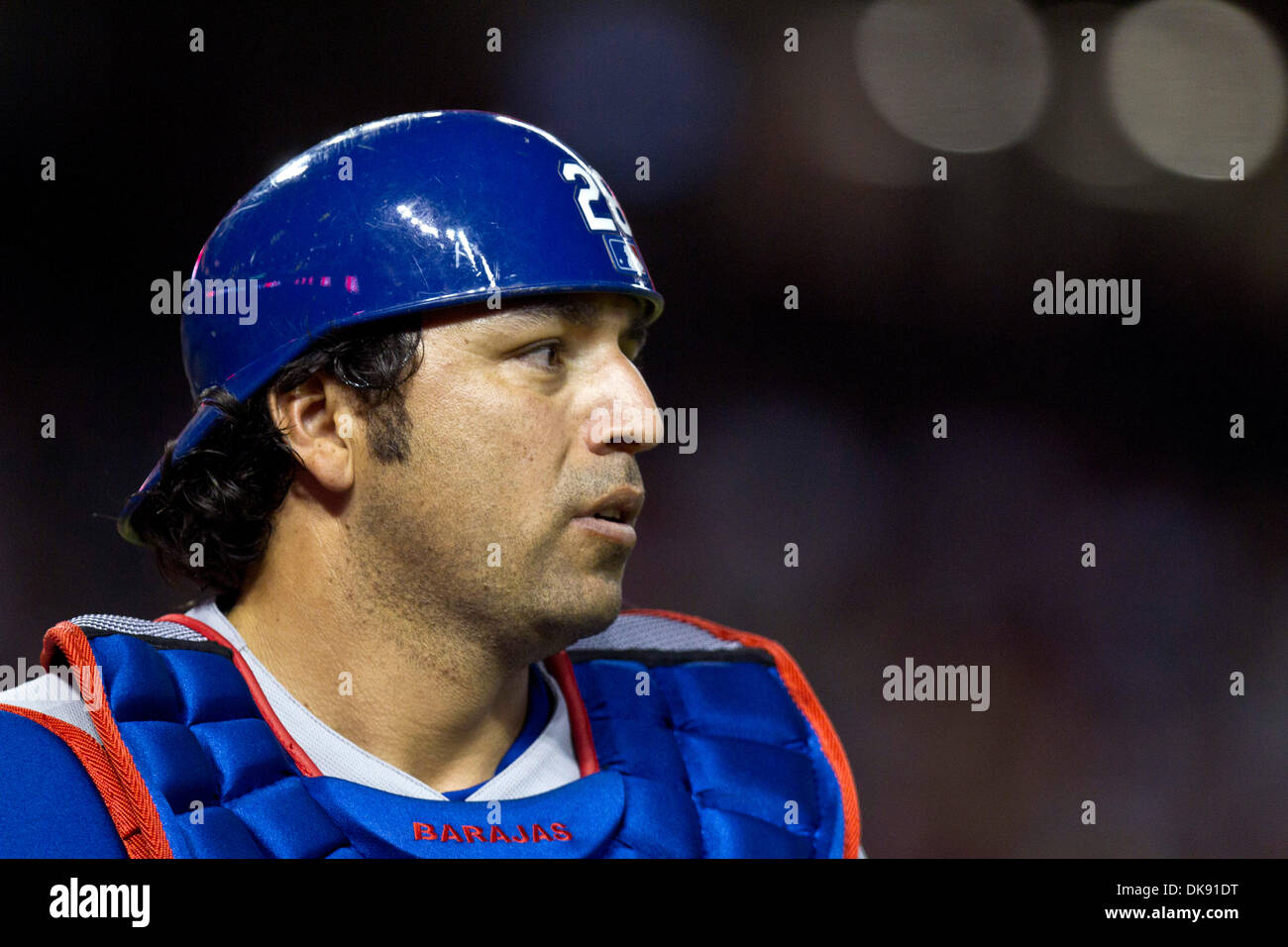 Aug. 5, 2011 - Phoenix, Arizona, U.S - Los Angeles Dodgers' catcher Rod ...
