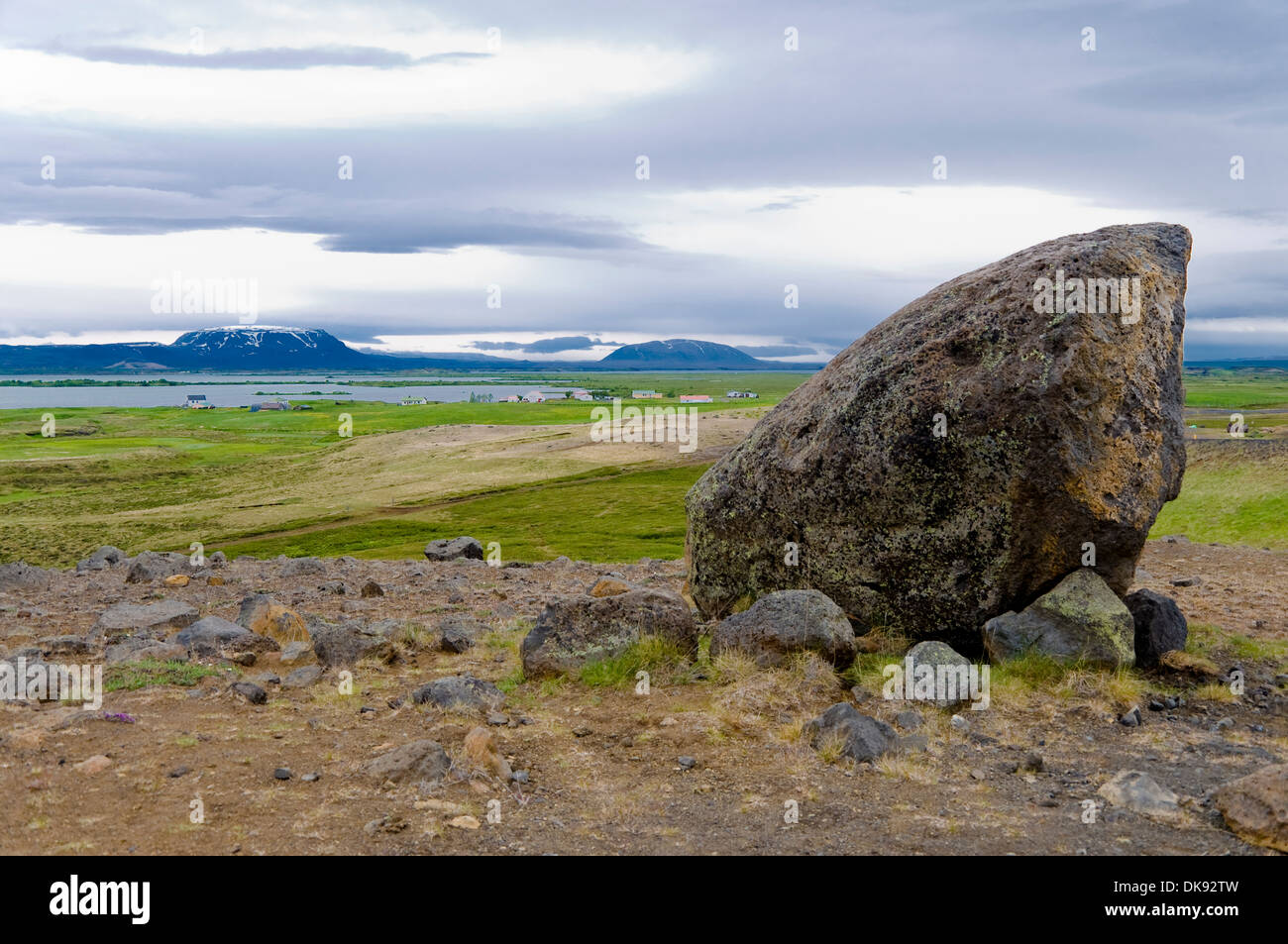 Lake Myvatn, Myvatn, Iceland Stock Photo - Alamy