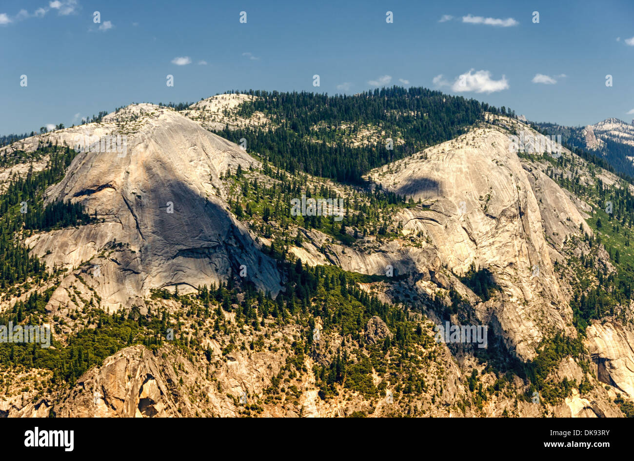 North Dome and Basket Dome. Photographed from the Panorama Trail ...