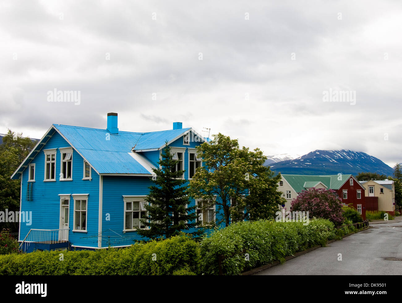 Colourful house akureyri iceland hi-res stock photography and images ...