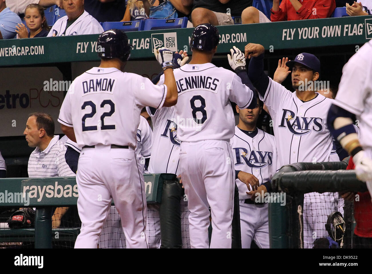 Aug. 9, 2011 - St.Petersburg, Florida, U.S - Tampa Bay Rays left ...