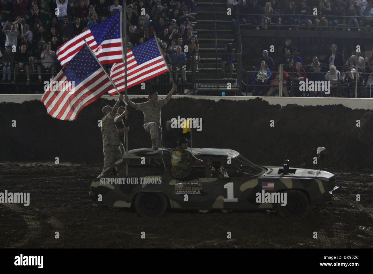 Aug. 10, 2011 - Costa Mesa, California, U.S. - US Marines stand on top ...