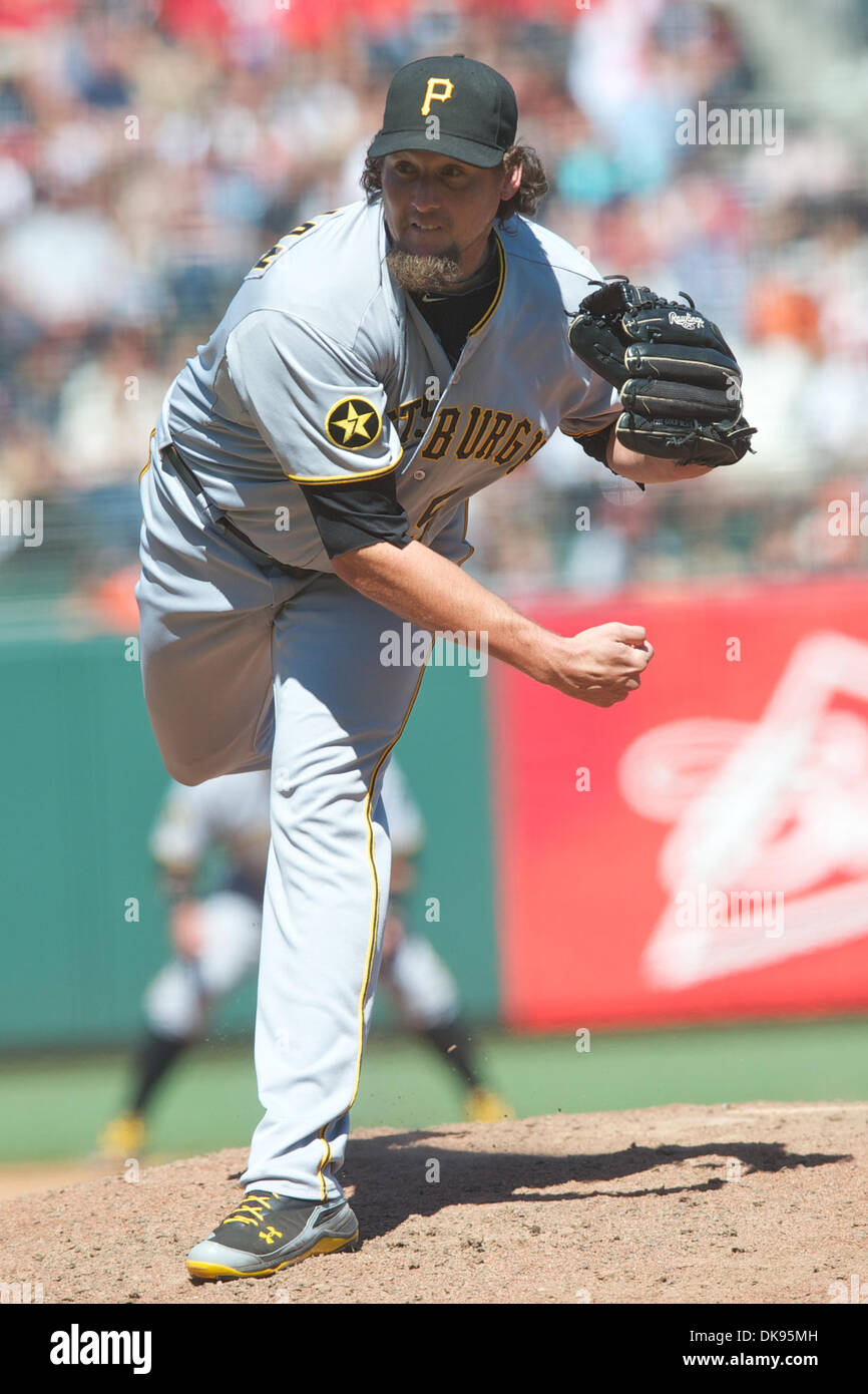 Aug. 10, 2011 - San Francisco, California, U.S - Pirates relief pitcher ...