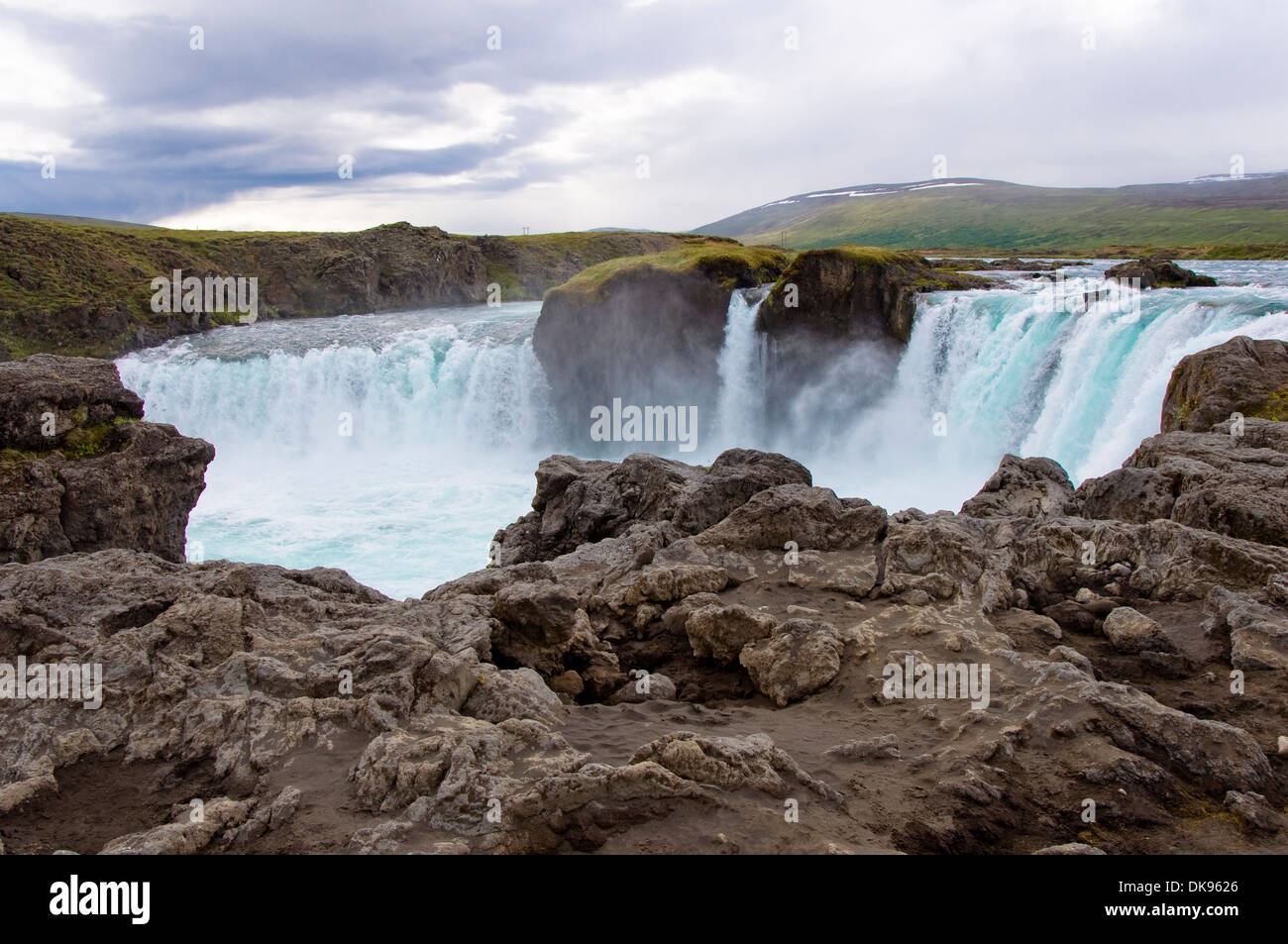 Godafoss waterfall between Akureyri and Husavik, Iceland Stock Photo ...