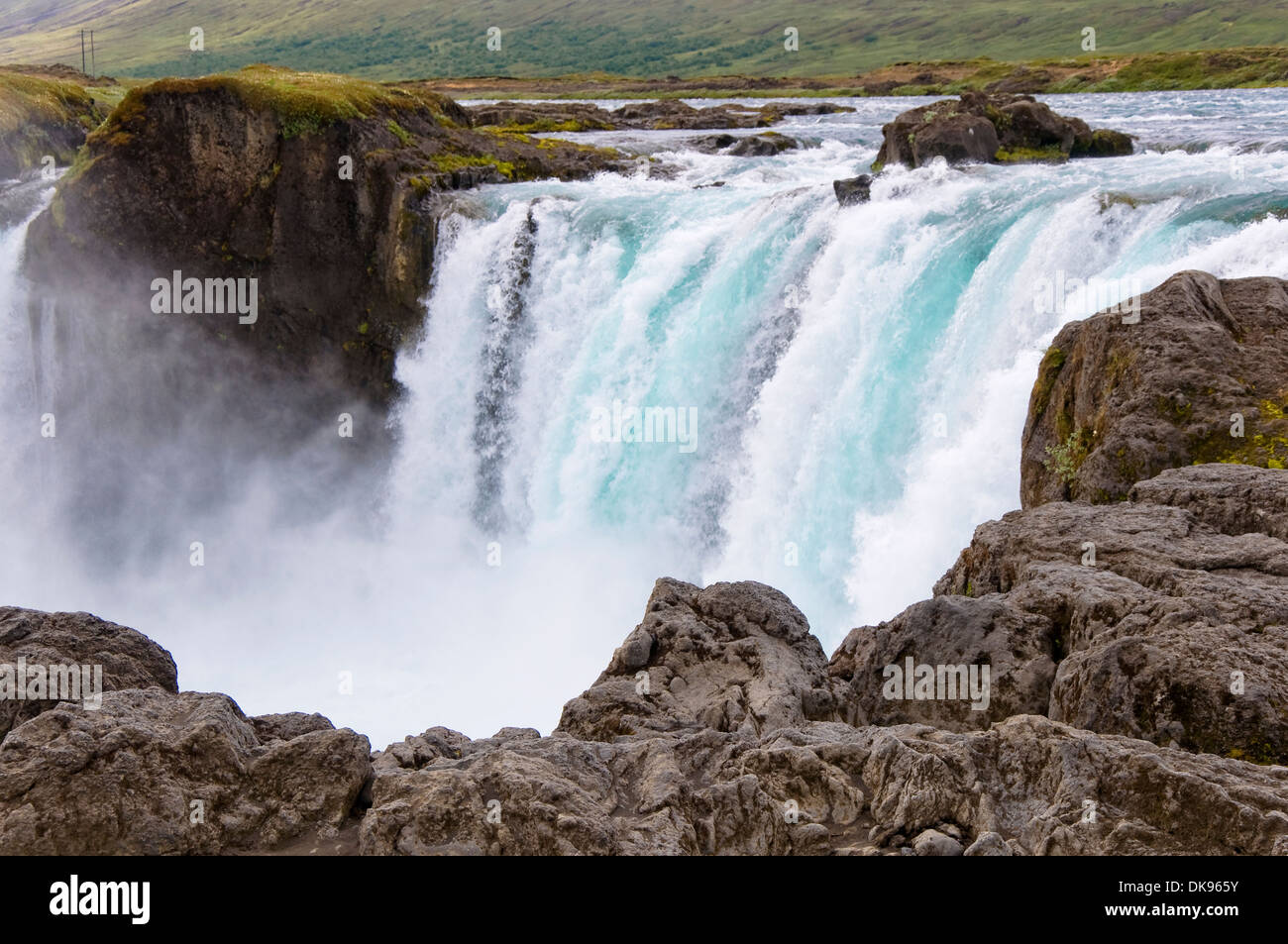 Godafoss waterfall between Akureyri and Husavik, Iceland Stock Photo ...