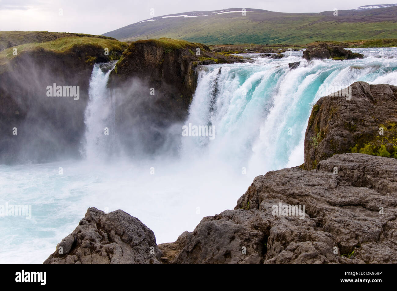 Godafoss waterfall between Akureyri and Husavik, Iceland Stock Photo ...