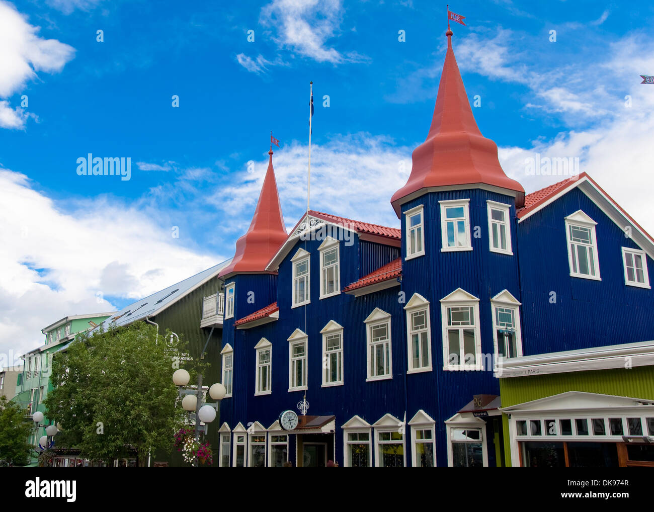 Colourful House, Akureyri, Iceland Stock Photo - Alamy