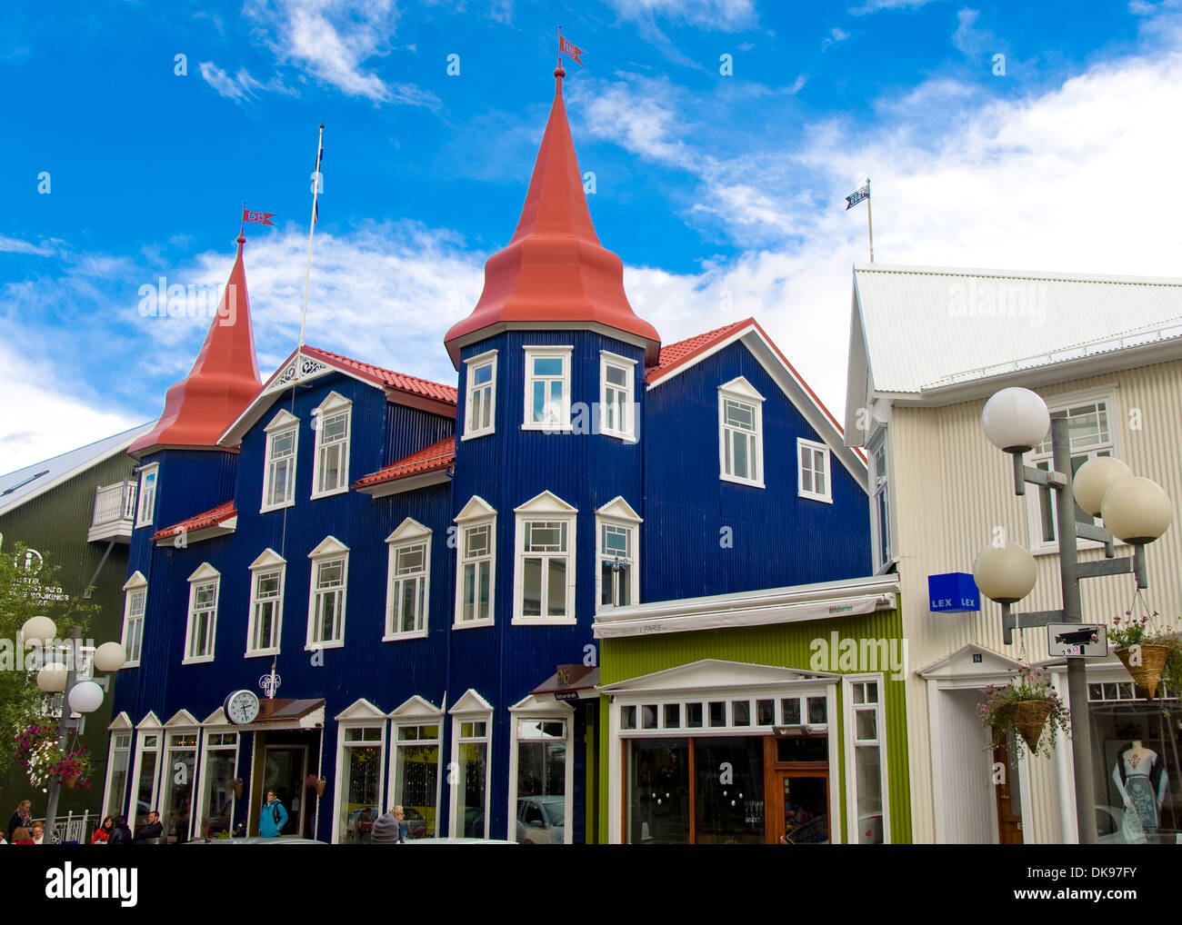 Colourful house akureyri iceland hi-res stock photography and images ...