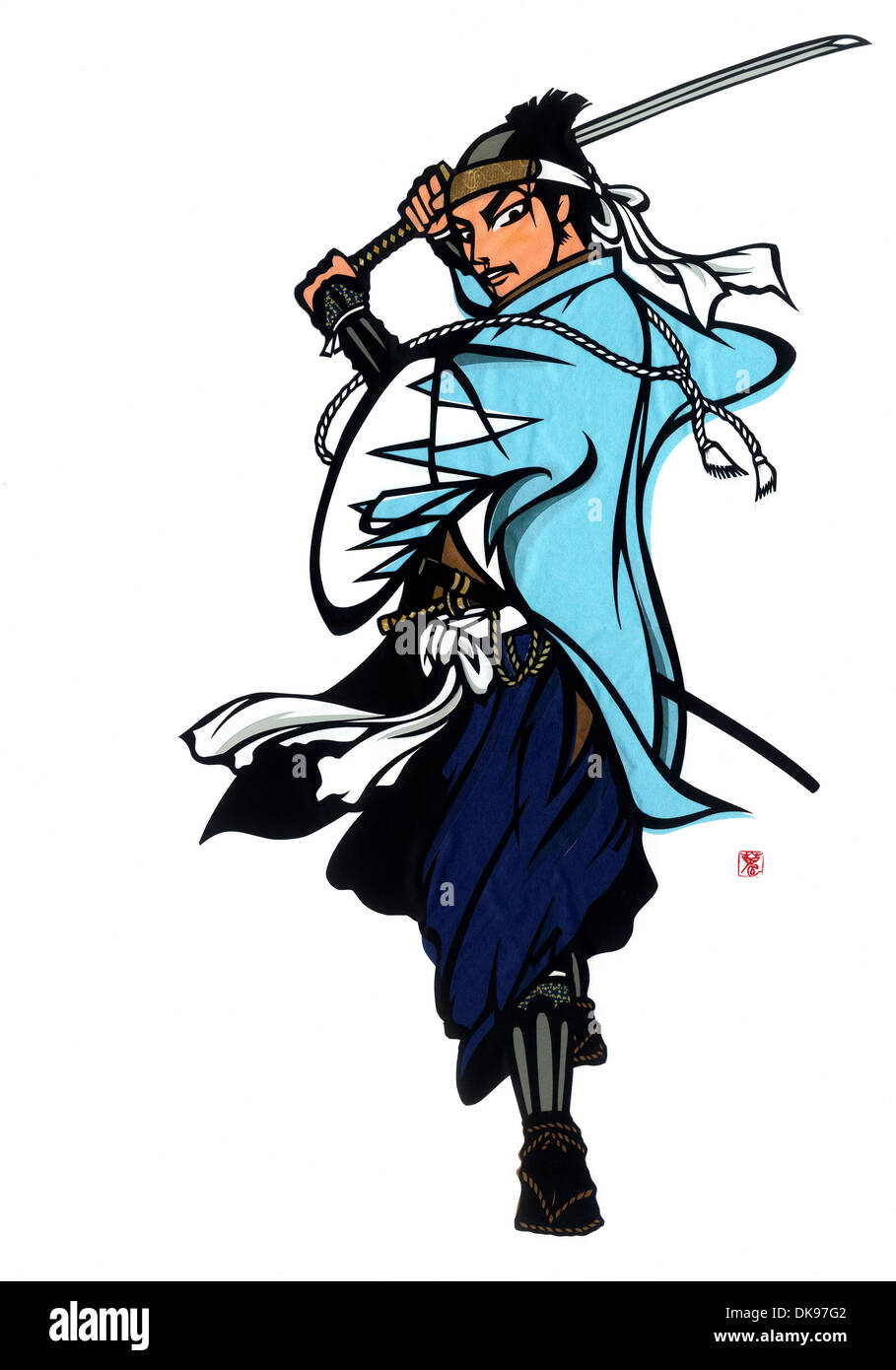 Samurai battle hi-res stock photography and images - Alamy