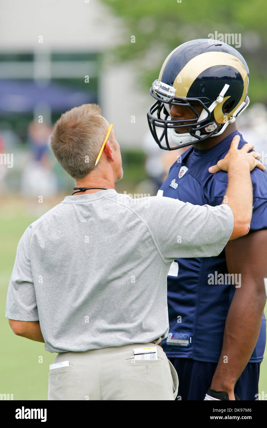 Aug. 12, 2011 - Earth City, Missouri, U.S - Saint Louis Rams Head Coach ...