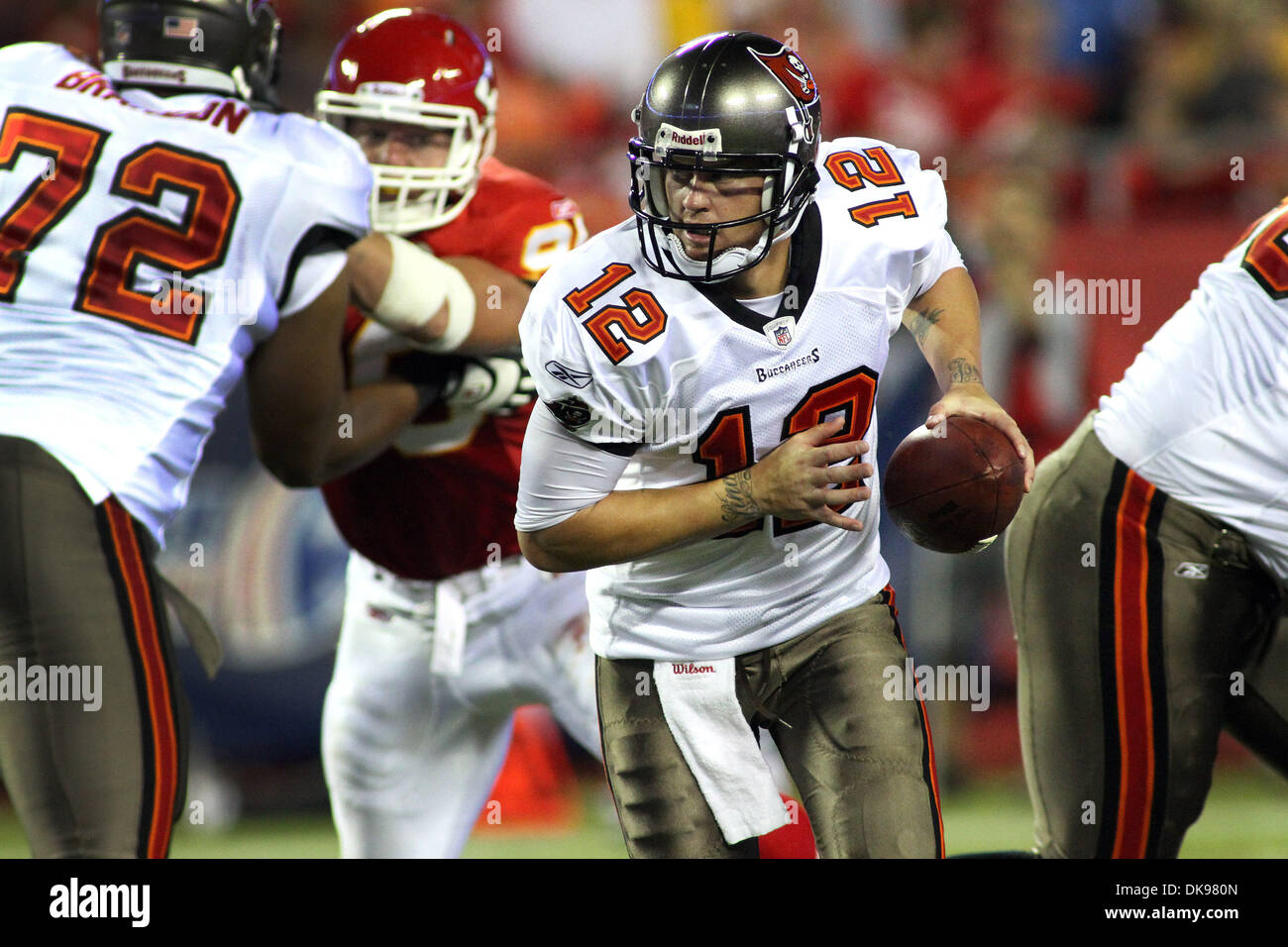 Aug. 12, 2011 - Kansas City, Missouri, U.S - Tampa Bay Buccaneers ...