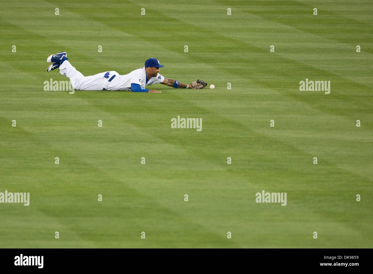 Aug. 12, 2011 - Los Angeles, California, U.S - Los Angeles Dodgers ...