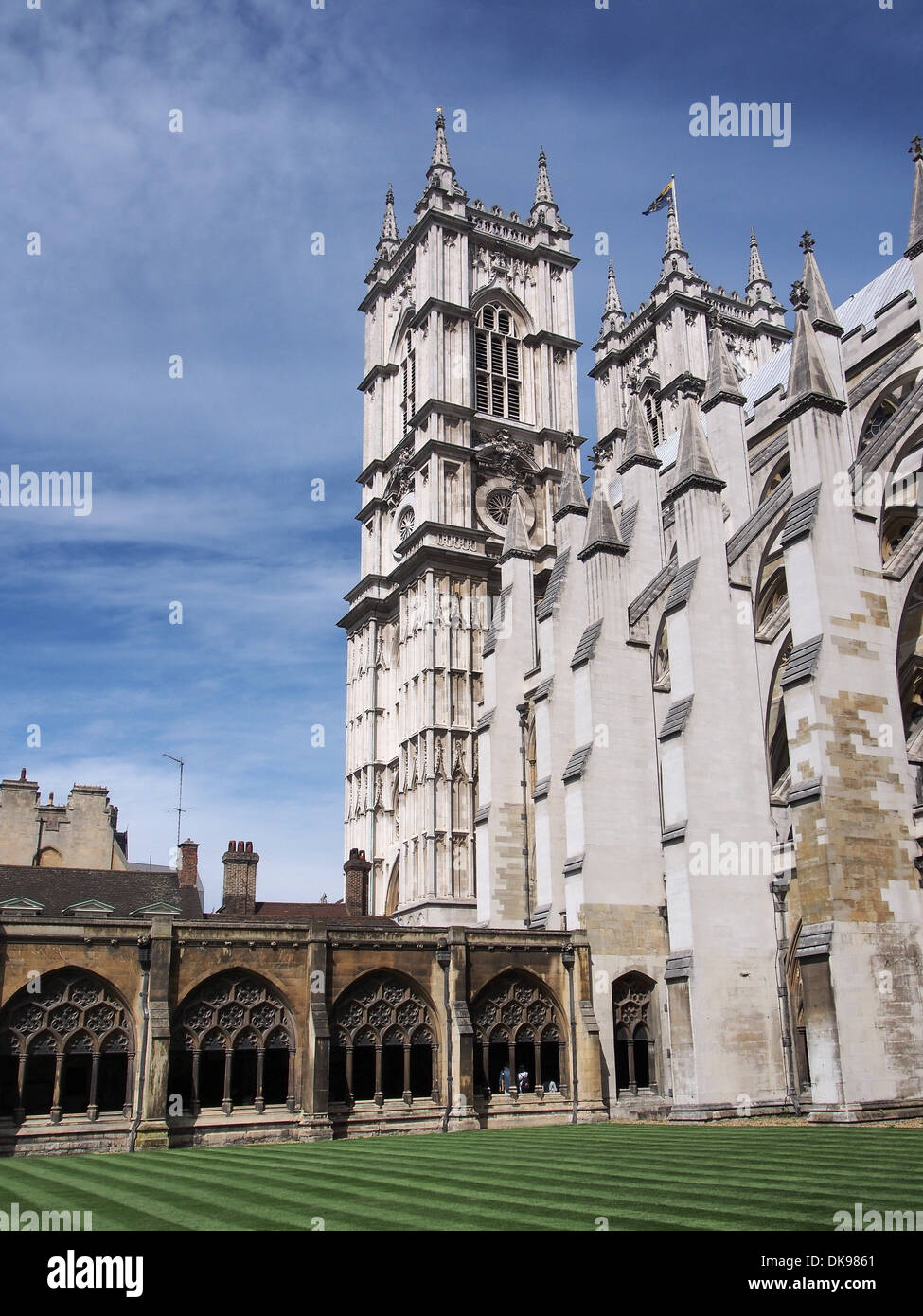 Westminster Abbey inner courtyard and cloisters Stock Photo - Alamy