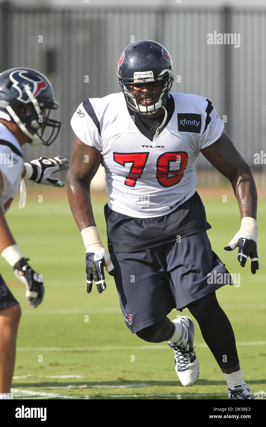 Aug. 13, 2011 - Houston, Texas, U.S - Houston Texans tackle Butler ...
