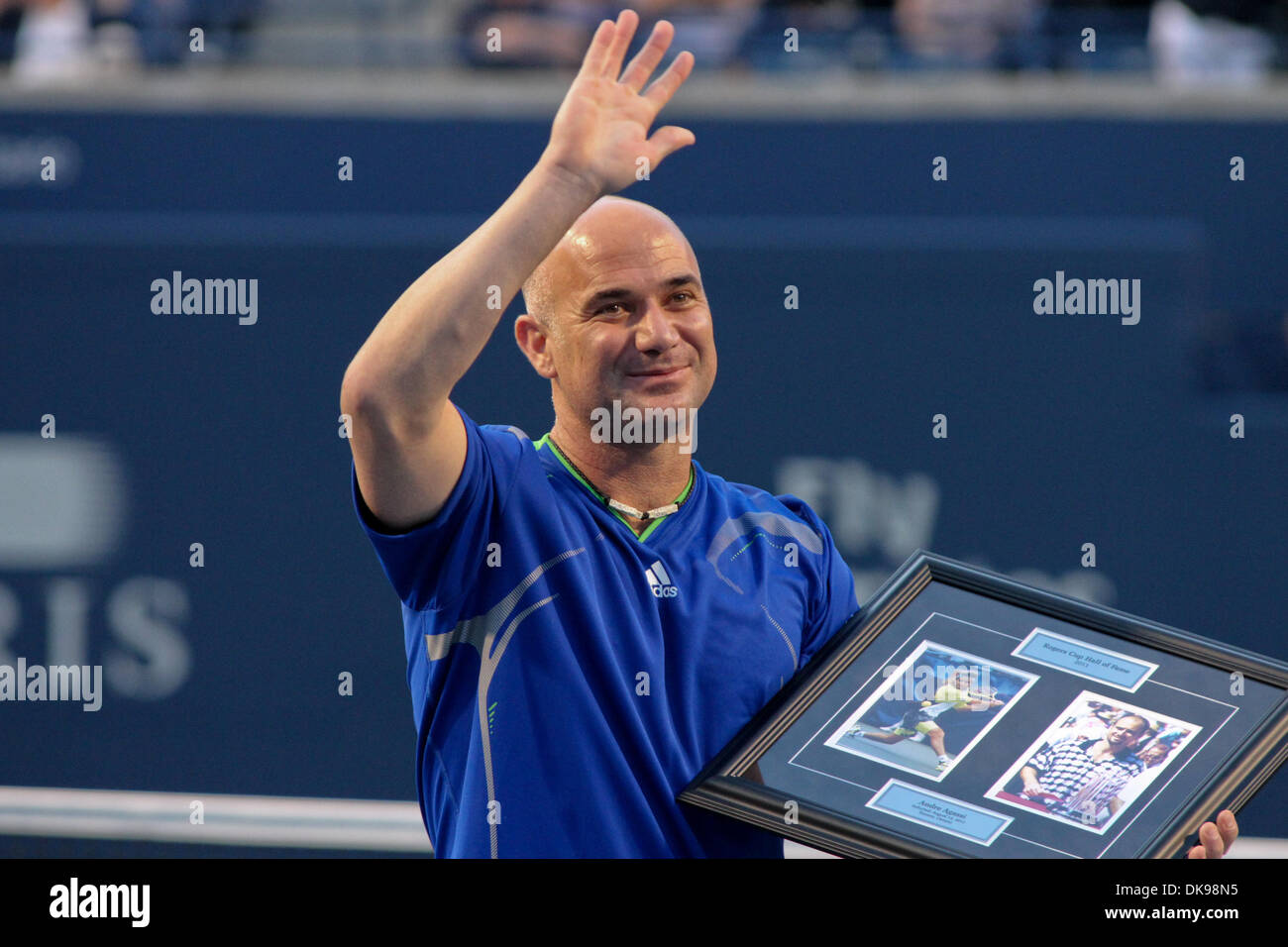 Aug. 13, 2011 - Toronto, Ontario, Canada - USA's Andre Agassi is ...