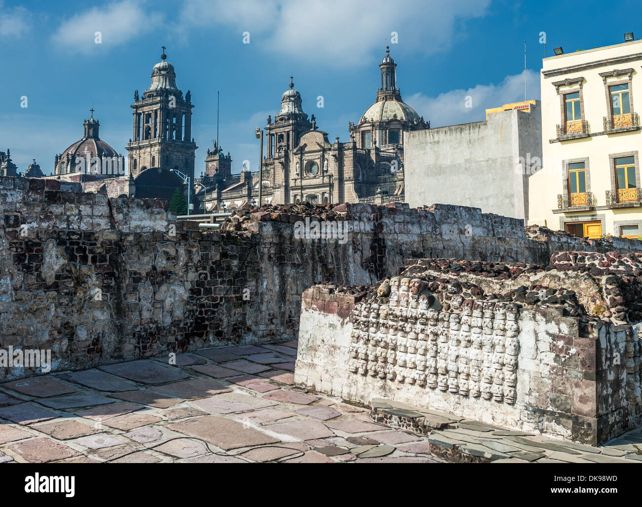 Templo mayor, the historic center of Mexico city Stock Photo - Alamy