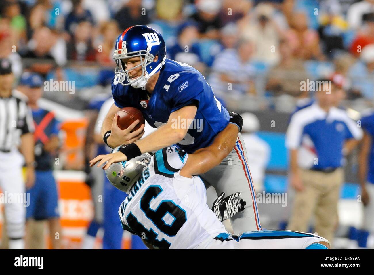 Aug. 13, 2011 - Charlotte, North Carolina, U.S - New York Giants ...