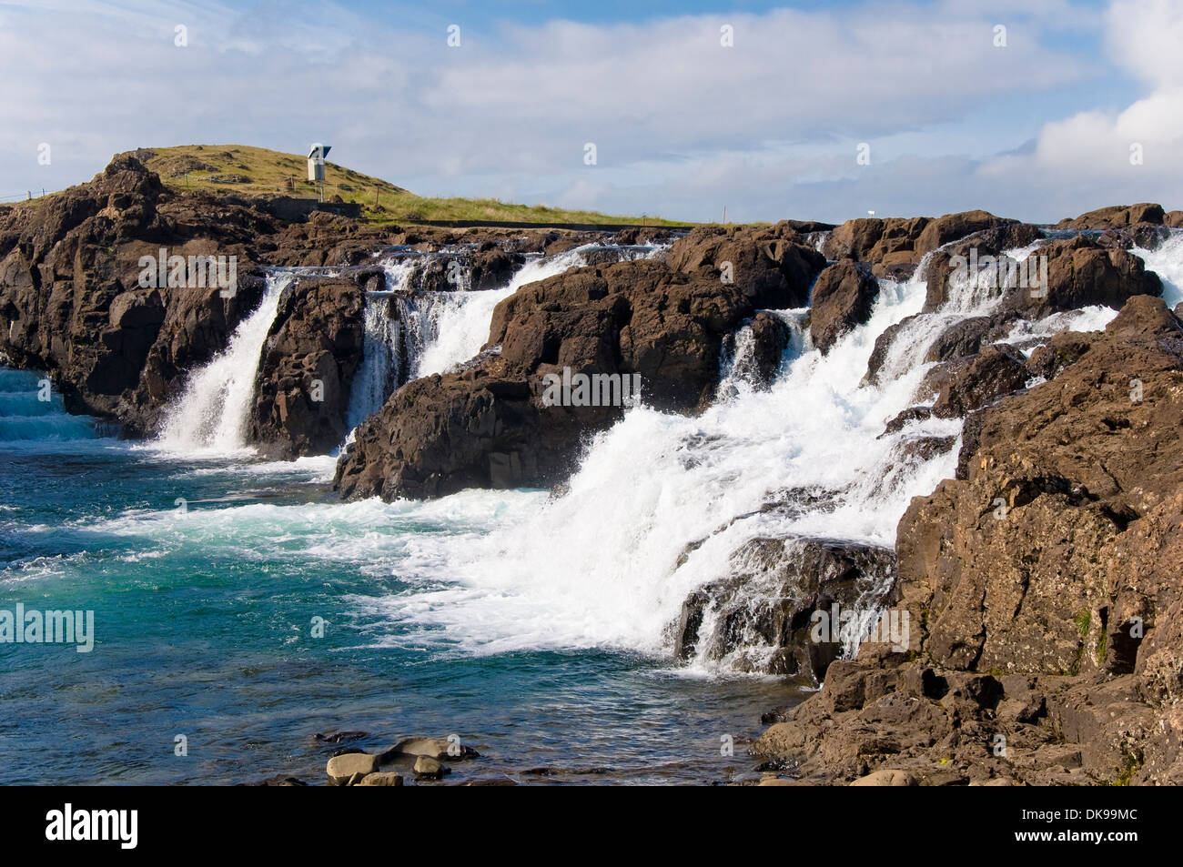 Borgarnes waterfall hi-res stock photography and images - Alamy