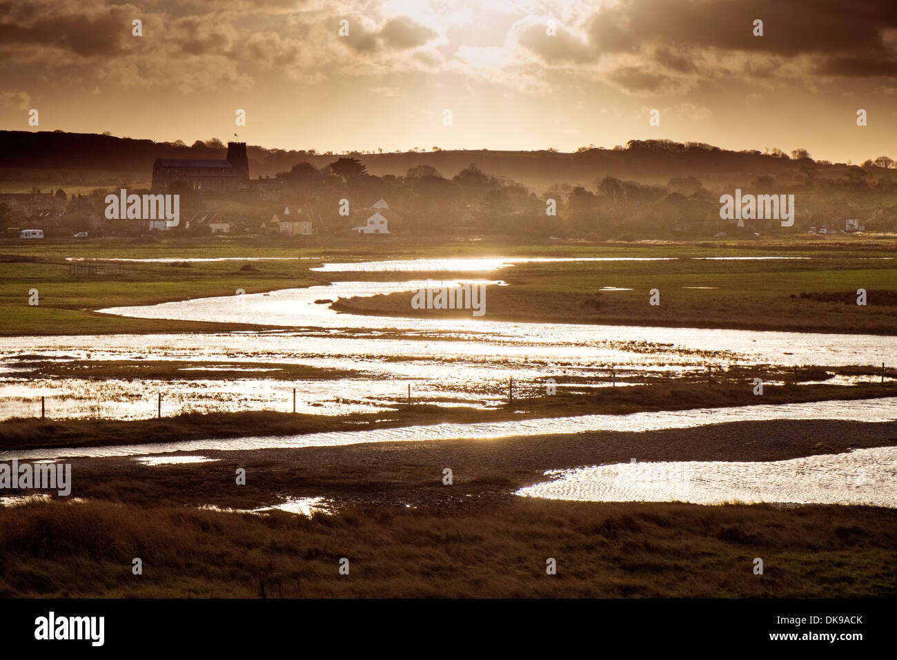 Coastal fresh marsh Salthouse Stock Photo - Alamy