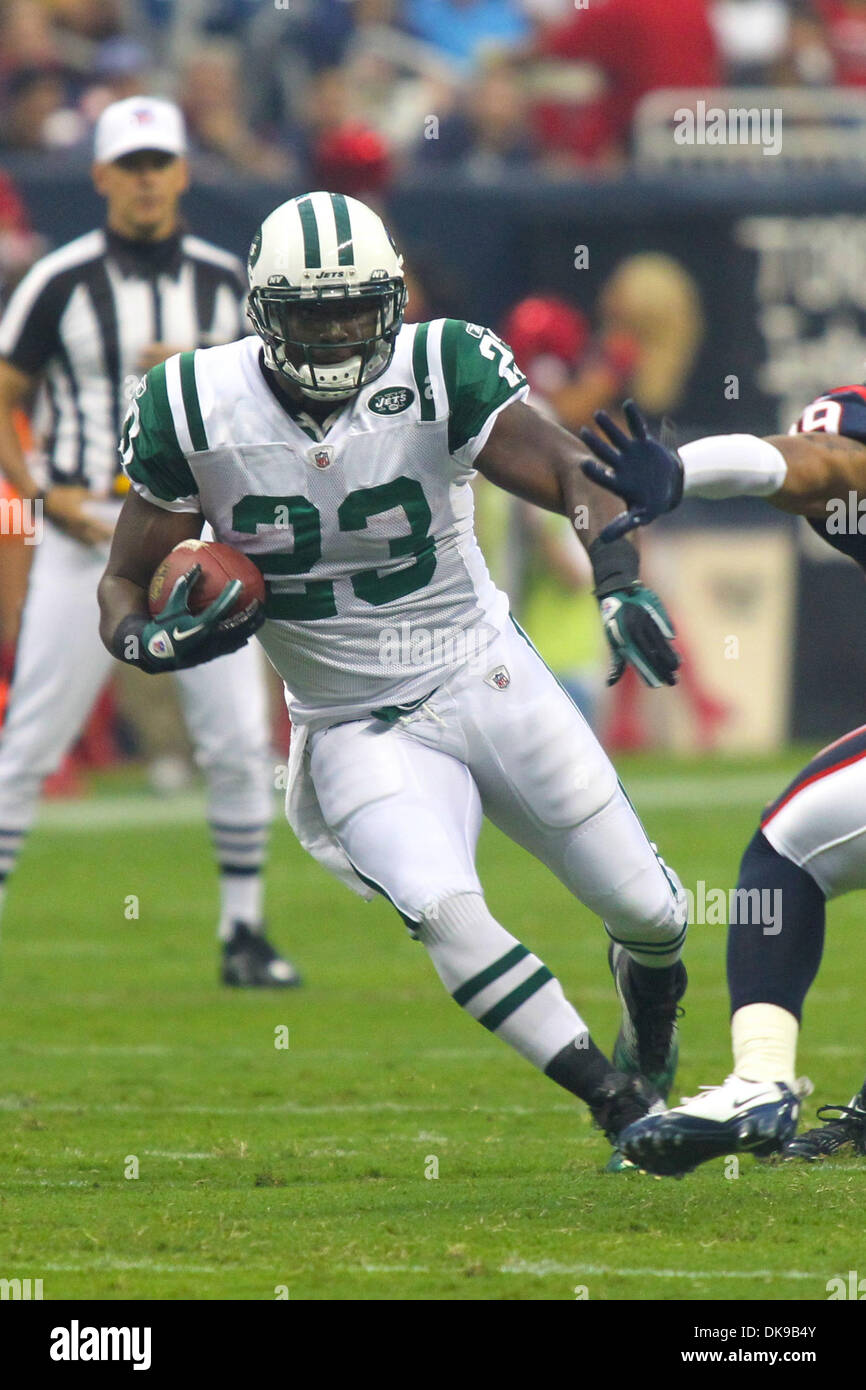 Aug. 15, 2011 - Houston, Texas, U.S - New York Jets running back Shonn ...