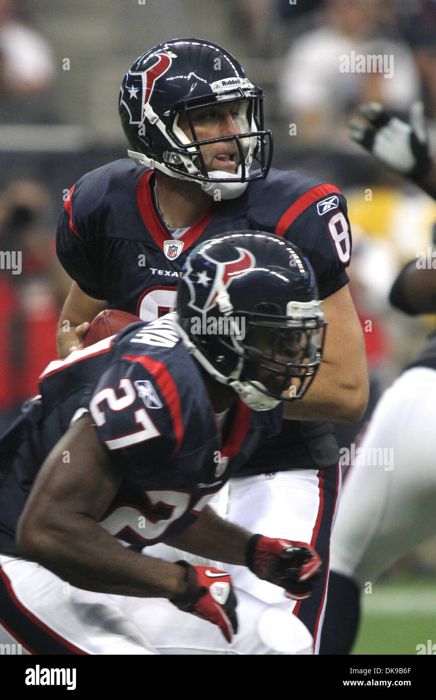 Aug. 15, 2011 - Houston, Texas, U.S - Houston Texans QB Matt Schaub(8 ...