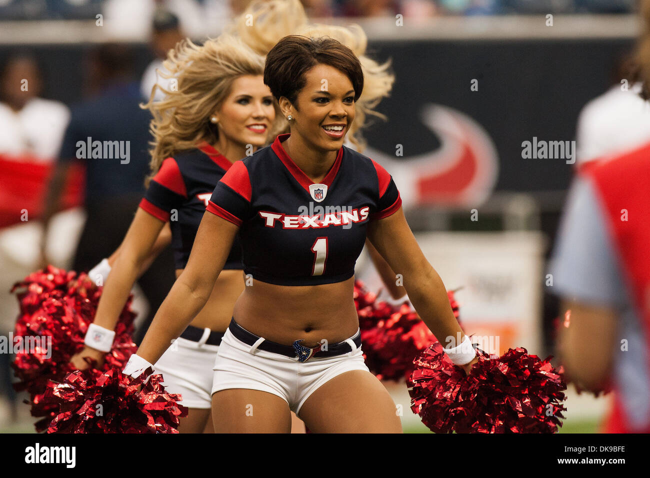 Aug. 15, 2011 - Houston, Texas, U.S - Houston Texans Cheerleaders ...