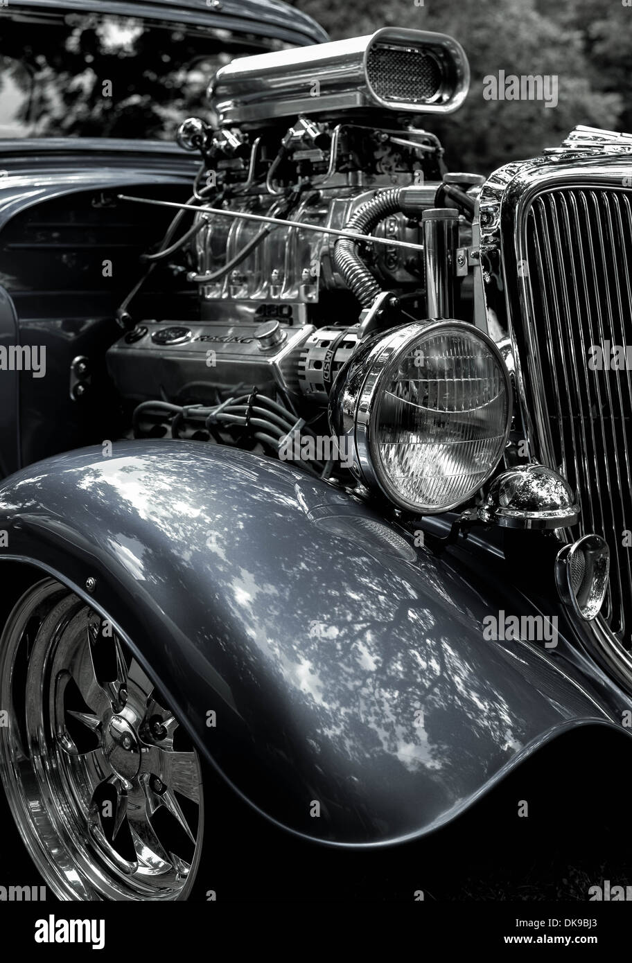 White hot rod hi-res stock photography and images - Alamy