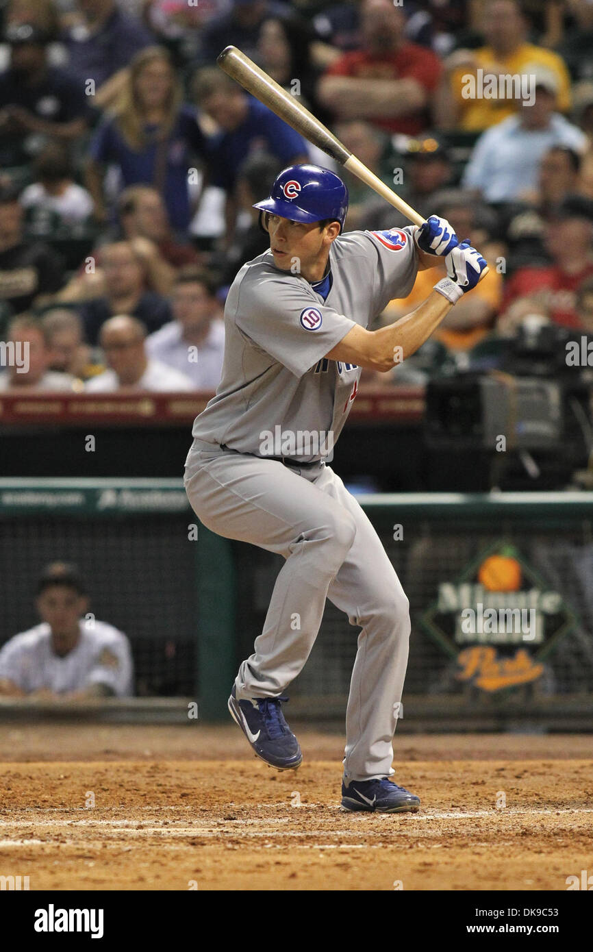 Aug. 16, 2011 - Houston, Texas, U.S - Chicago Cubs outfielder Tyler ...
