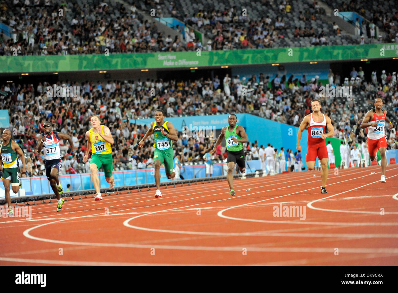 Aug. 17, 2011 - Shenzhen, China - In a very tight finish, Jamaican ...
