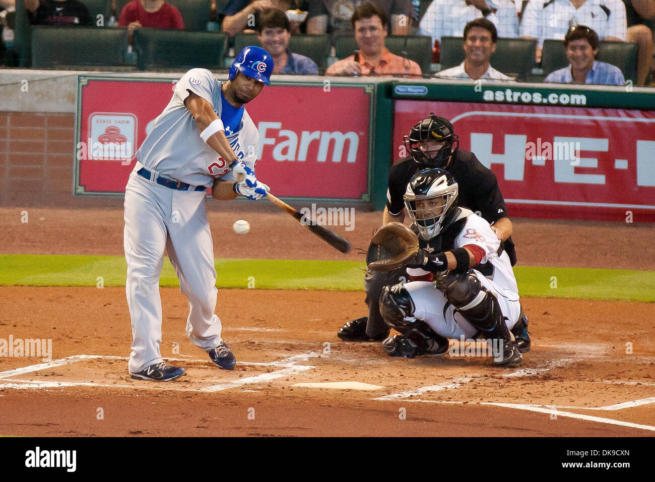 Aug. 17, 2011 - Houston, Texas, U.S - Chicago Cubs Infielder Carlos ...