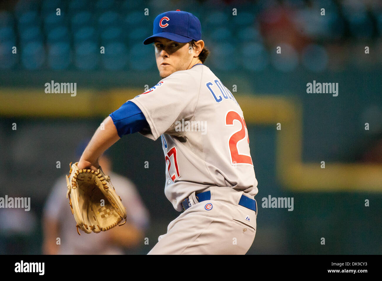 Aug. 17, 2011 - Houston, Texas, U.S - Chicago Cubs Pitcher Casey ...