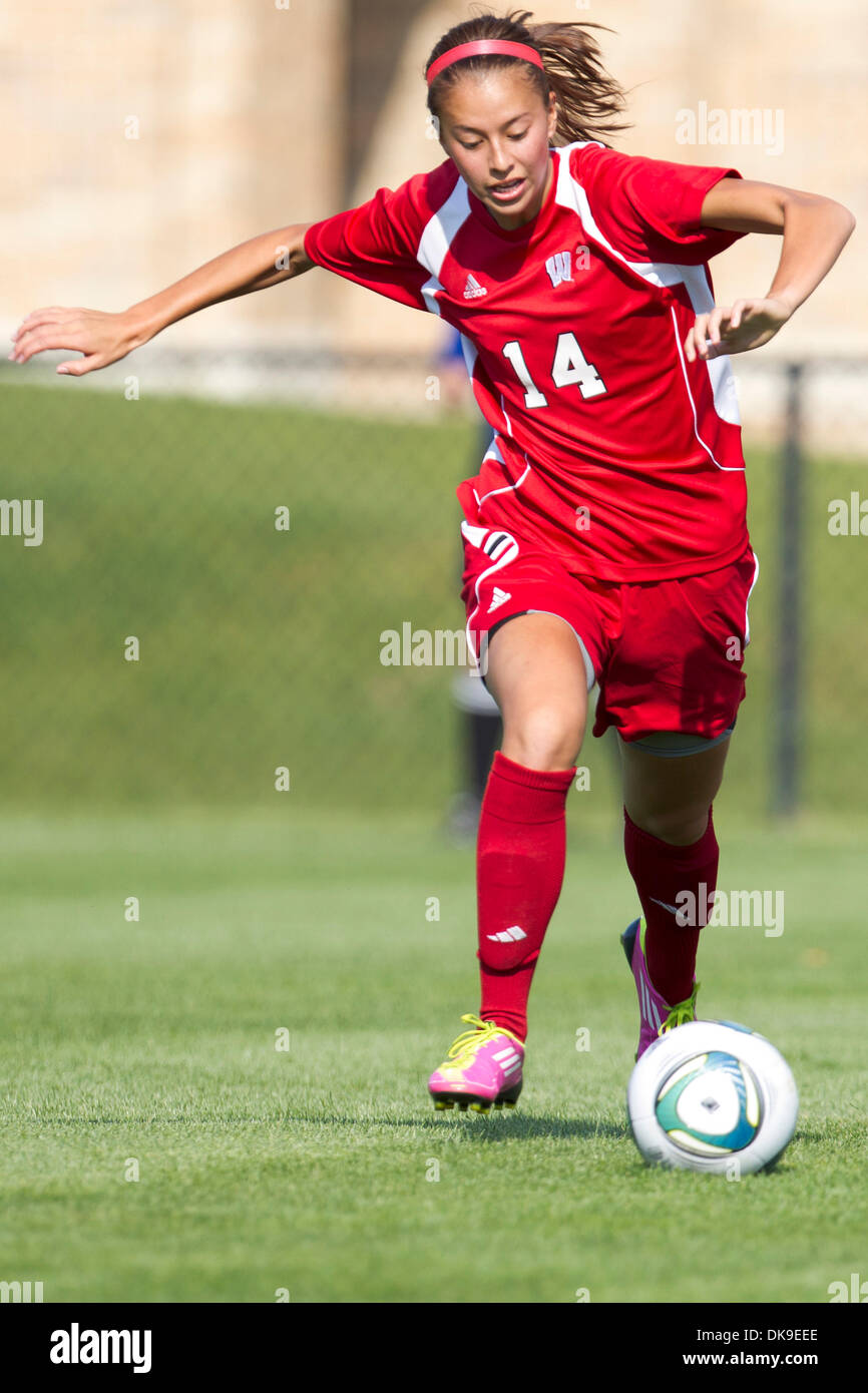 Aug. 19, 2011 - South Bend, Indiana, U.S - Wisconsin midfielder Monica ...