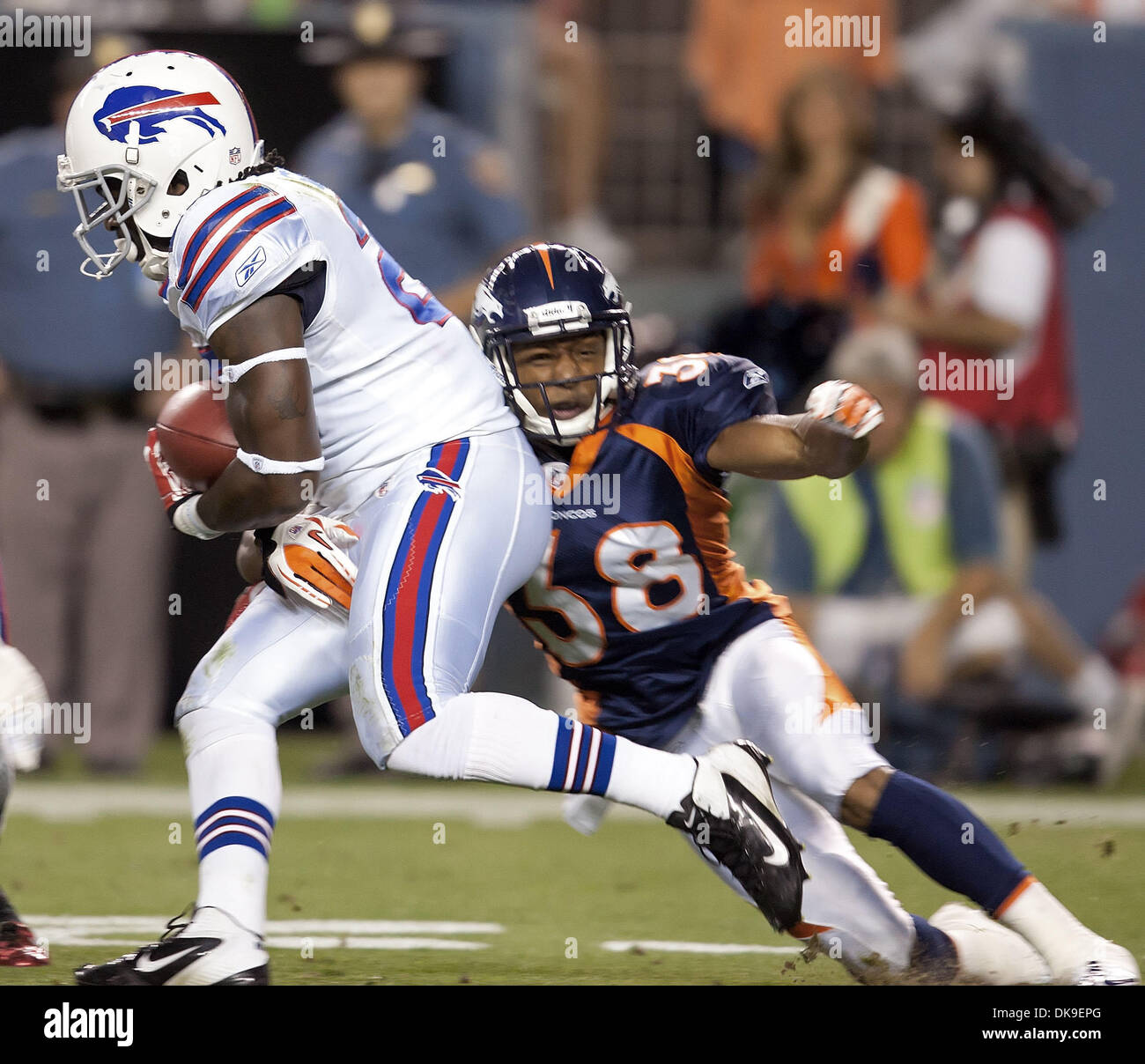 Aug. 20, 2011 - Denver, Colorado, U.S. - Broncos CB CHRIS HARRIS (38 ...