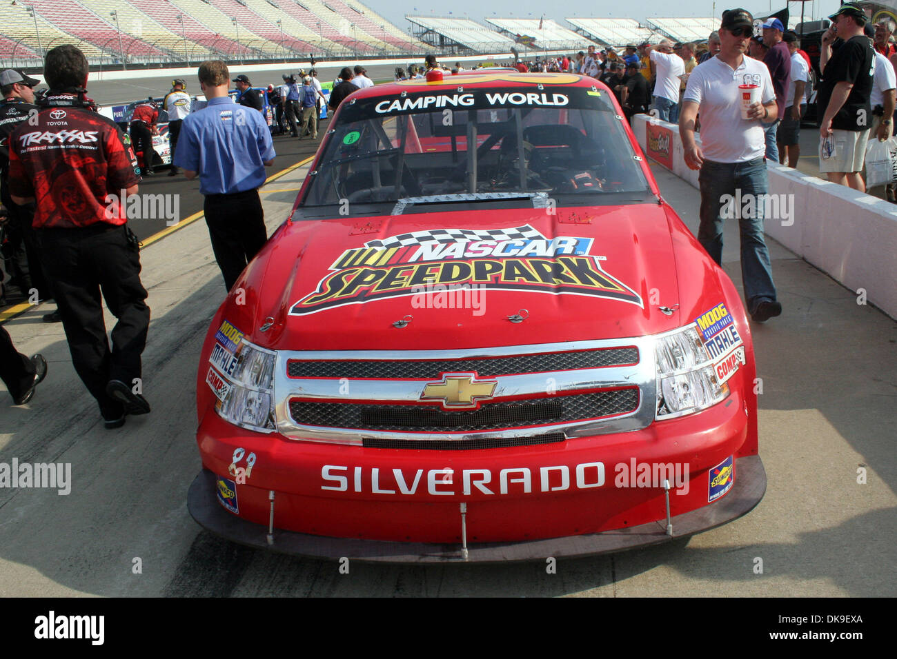 Aug. 20, 2011 - Brooklyn, Michigan, U.S - Front view of the #89 NASCAR ...