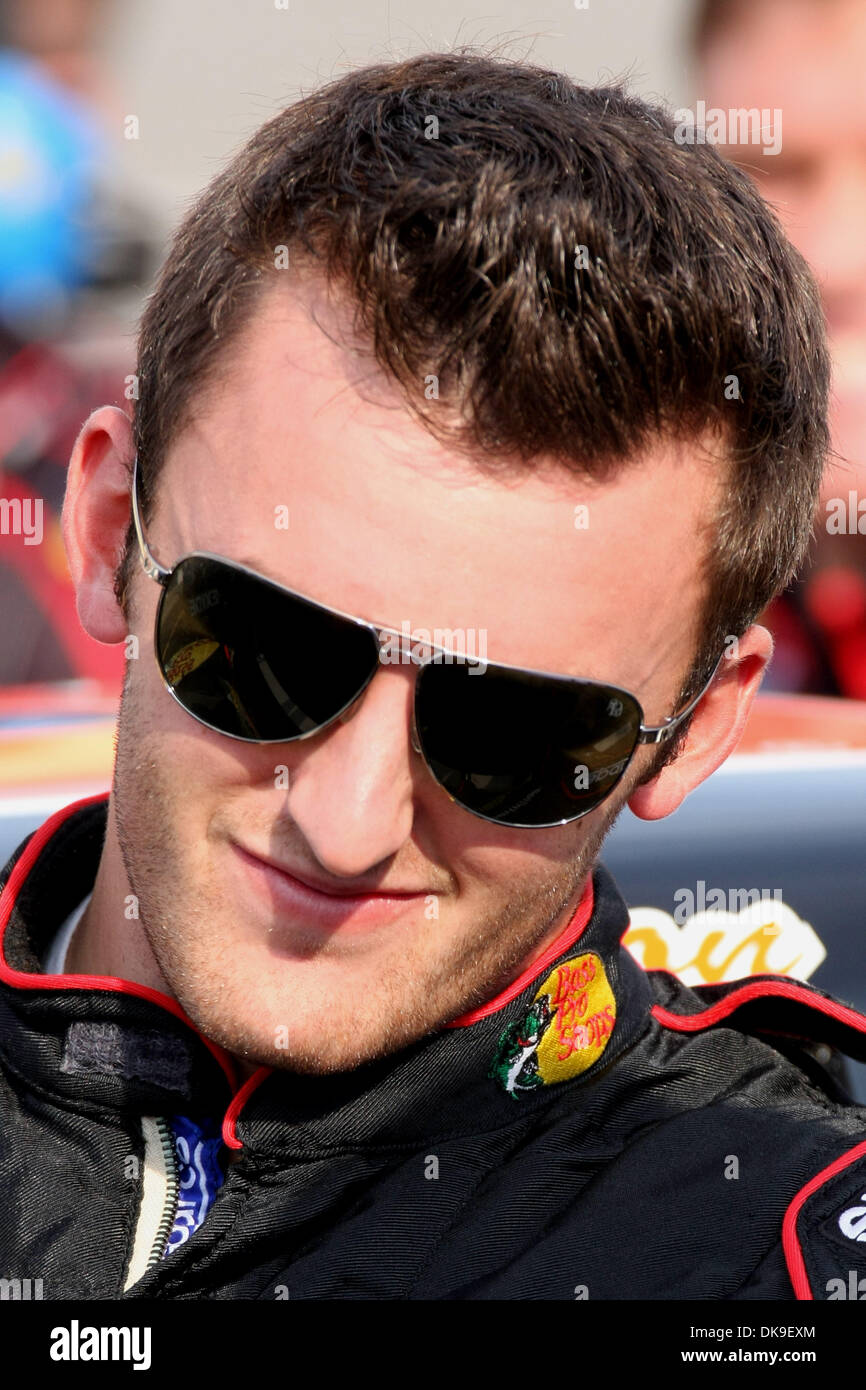 Aug. 20, 2011 - Brooklyn, Michigan, U.S - Driver Austin Dillon relaxes ...