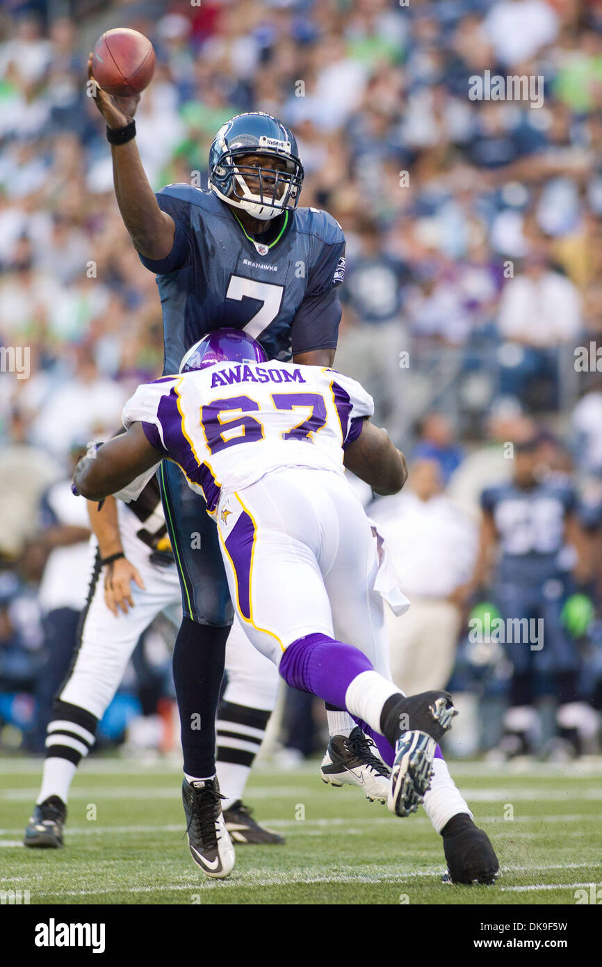 Minnesota vikings quarterback tarvaris jackson hi-res stock photography ...