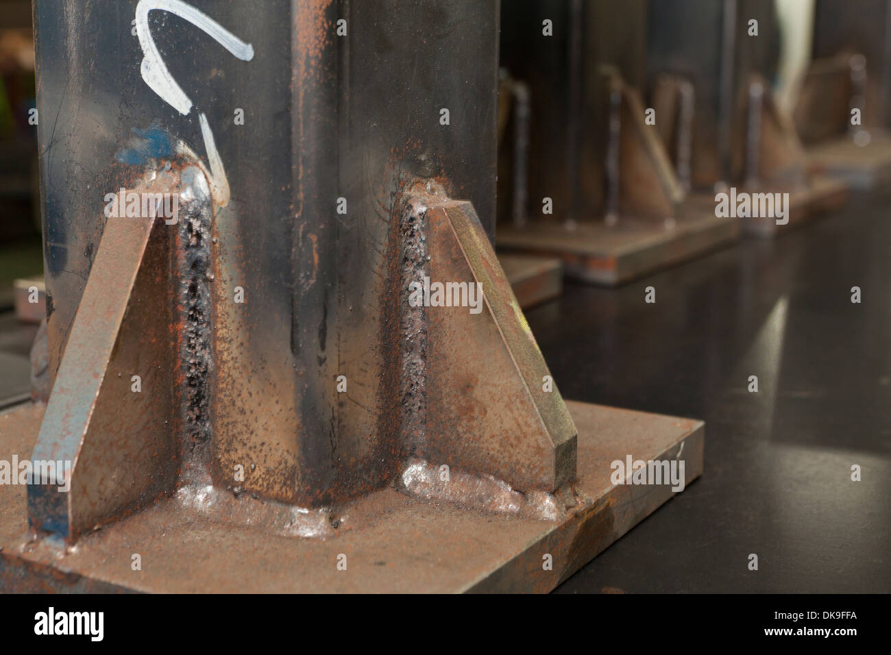 Welded steel supports Stock Photo - Alamy