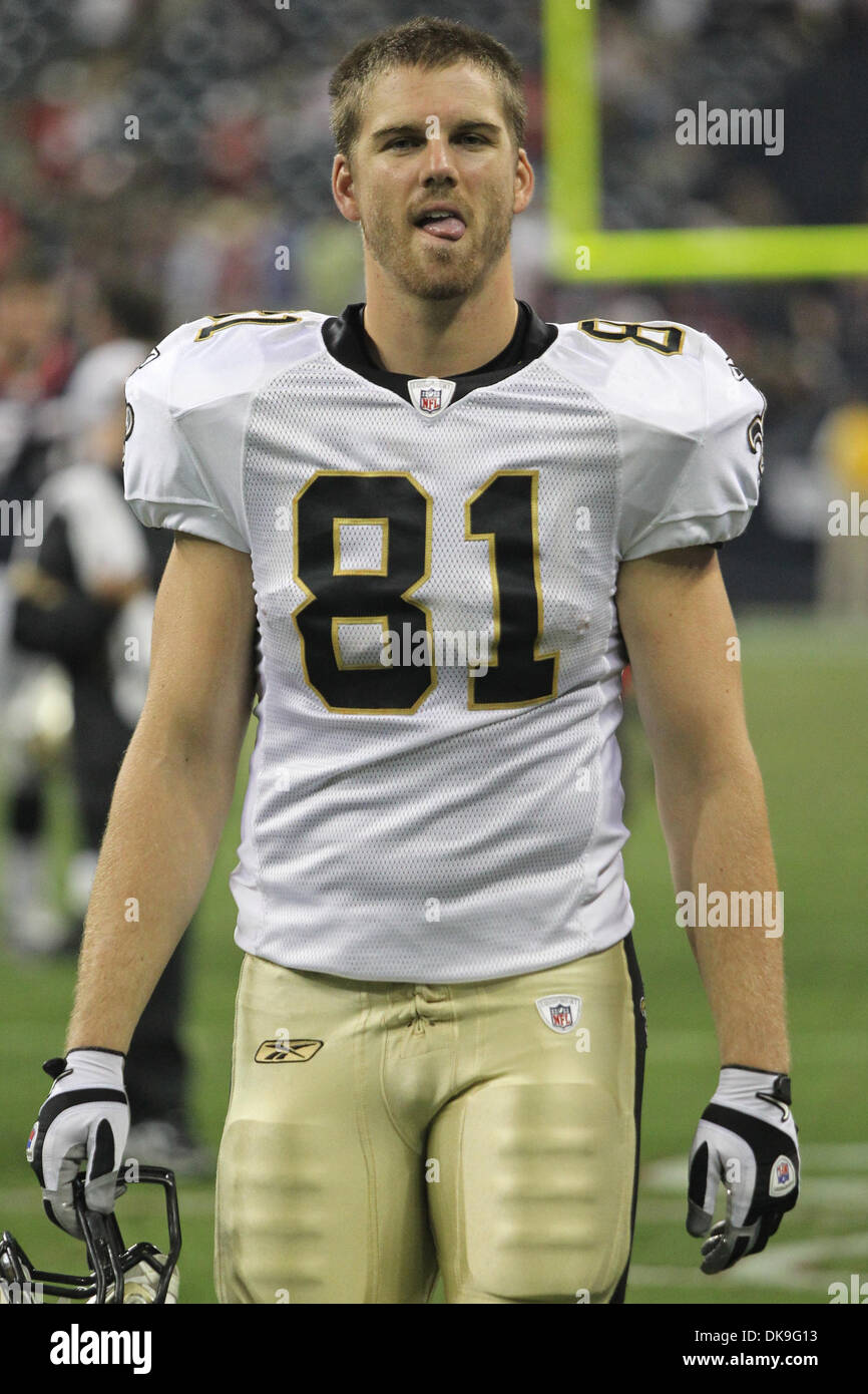 Aug. 20, 2011 - Houston, Texas, U.S - New Orleans Saints tight end ...